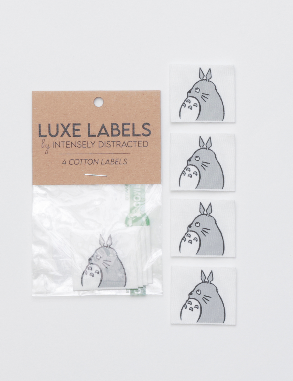 Intensely Distracted - Sewing Label - Totoro – RICK RACK Textiles