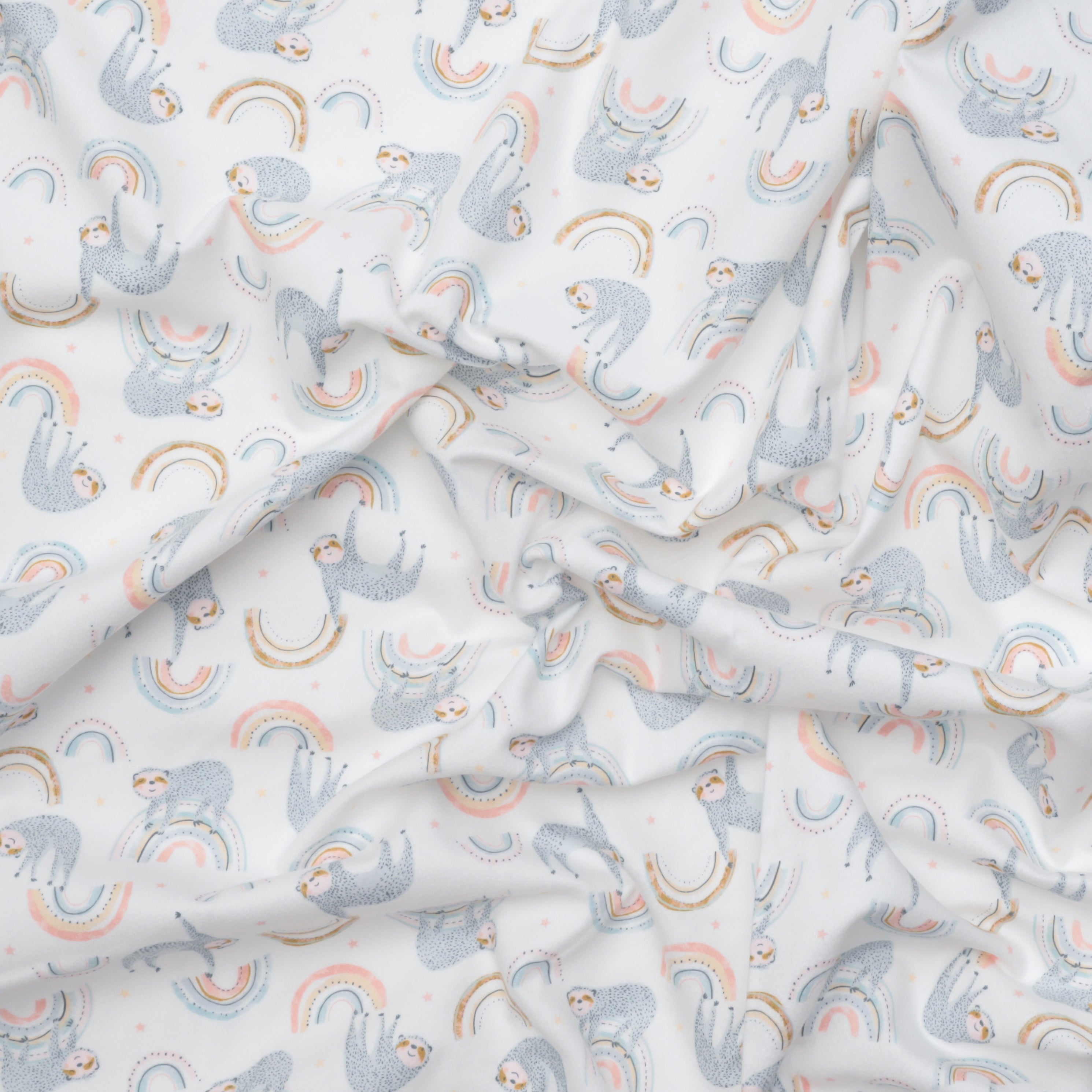 Dear Stella - Flannel - Hang In There - White – RICK RACK Textiles