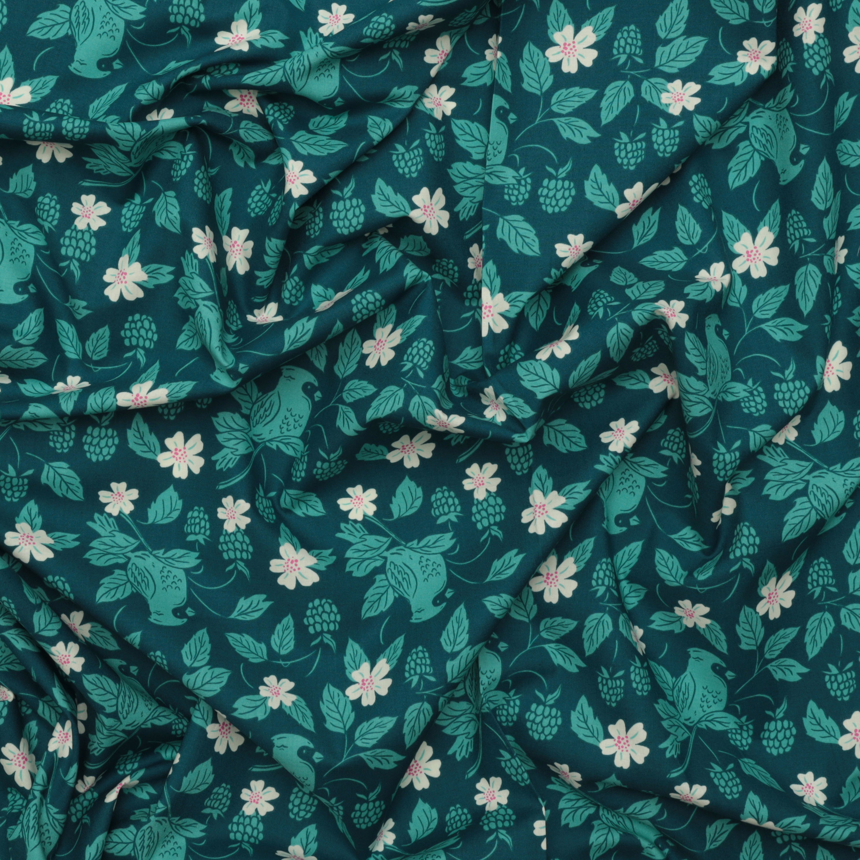 Ruby Star - Cotton - Backyard - Birds - Galaxy – RICK RACK Textiles