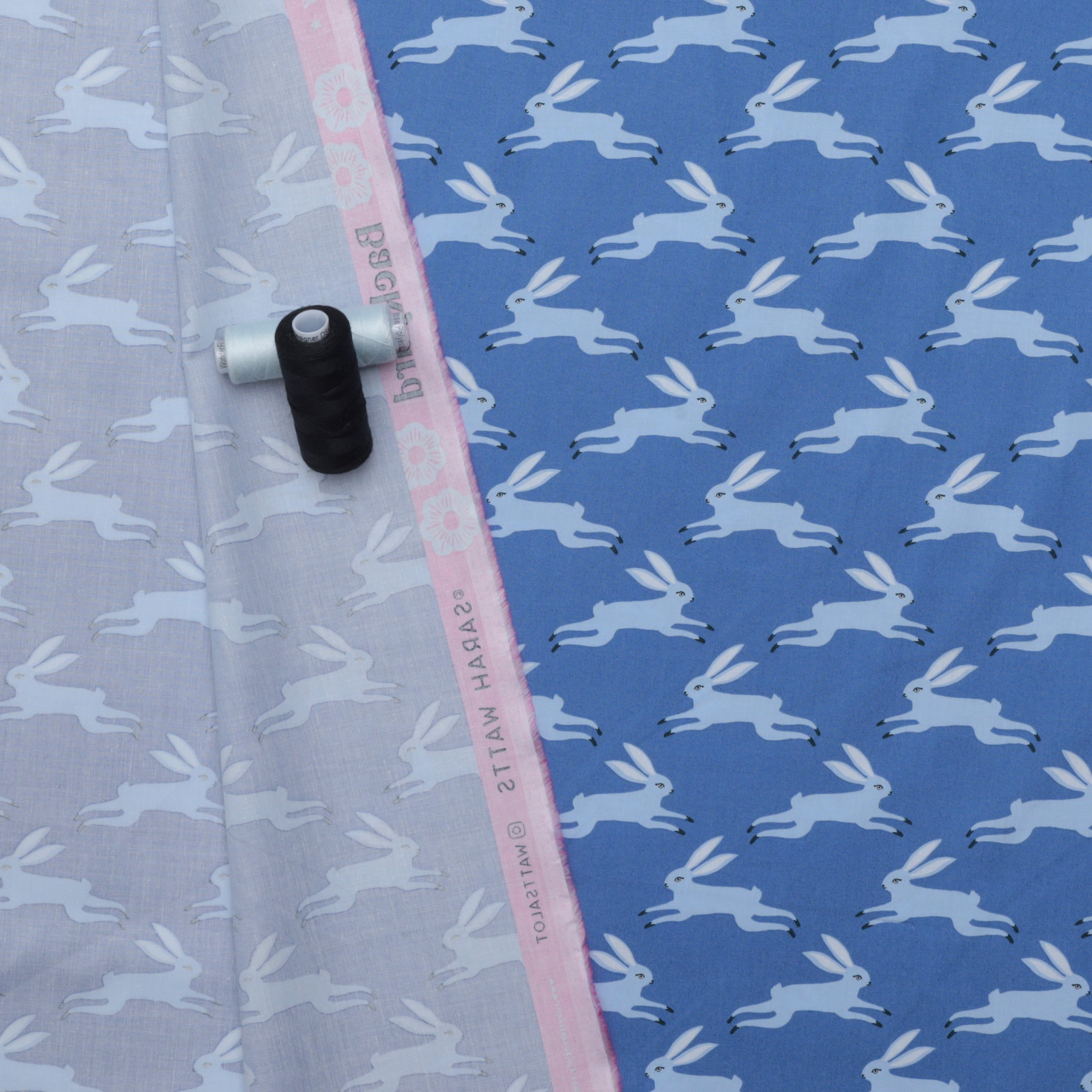 Ruby Star - Cotton - Backyard - Bunny - Twilight – RICK RACK Textiles