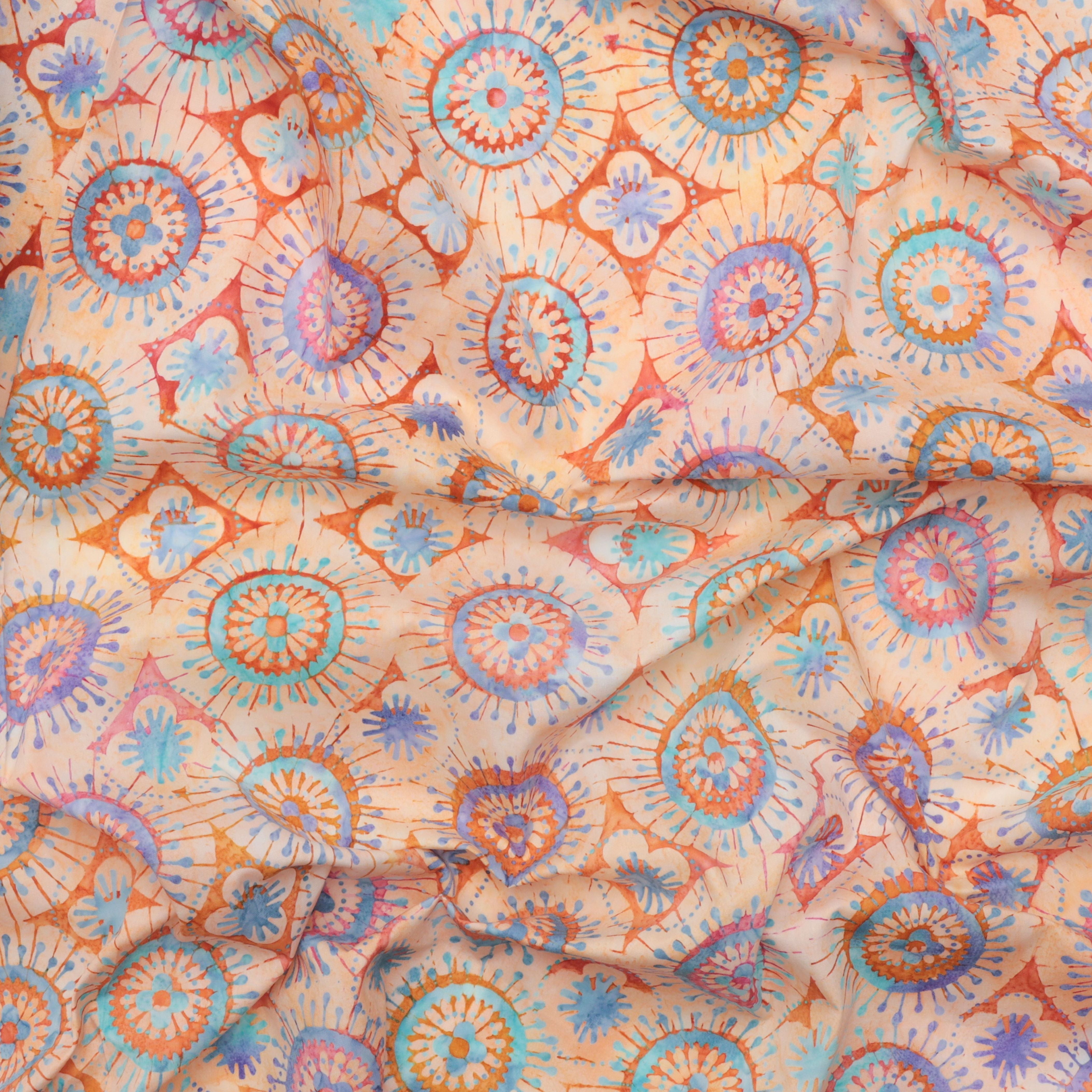 Artisan Batiks - Cotton - Retro Rainbow - Batik - Peach – RICK RACK ...