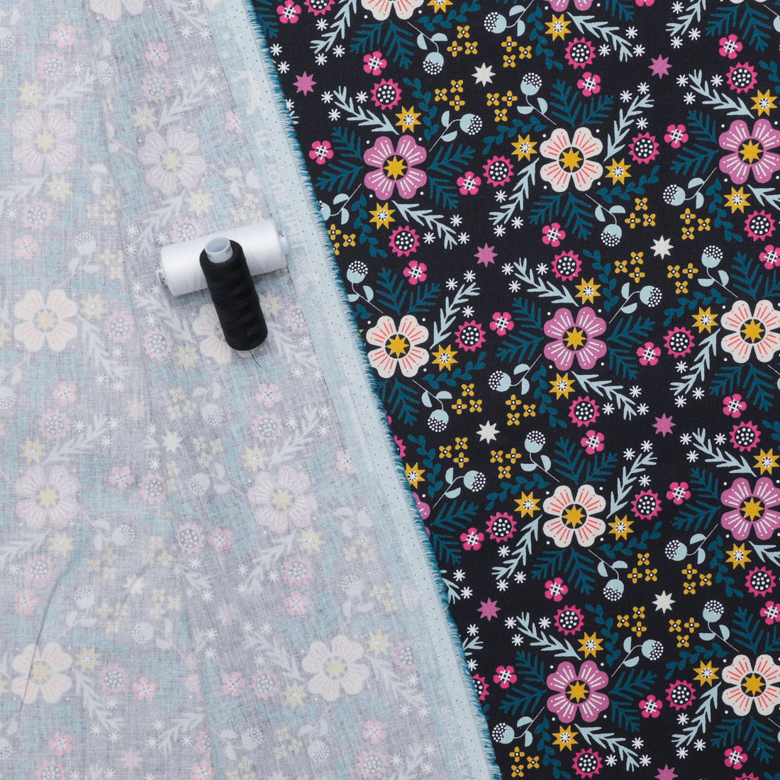 Ruby Star - Canvas - Pivot - Wildflower - Eggplant – RICK RACK Textiles