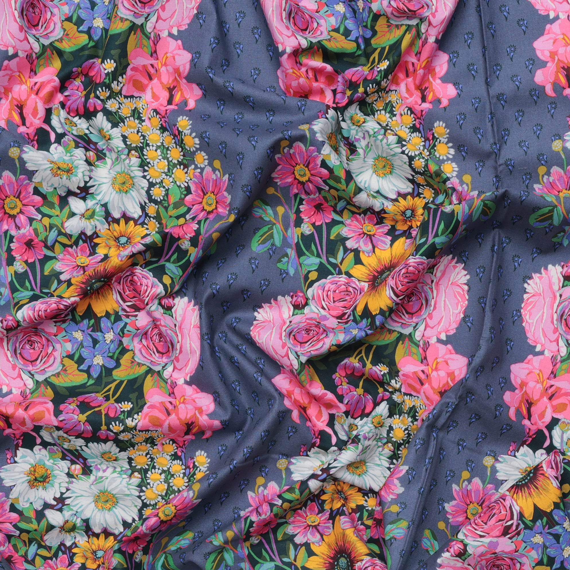 Anna Maria - Cotton - Good Gracious - Beata's Garden - Steel – RICK ...