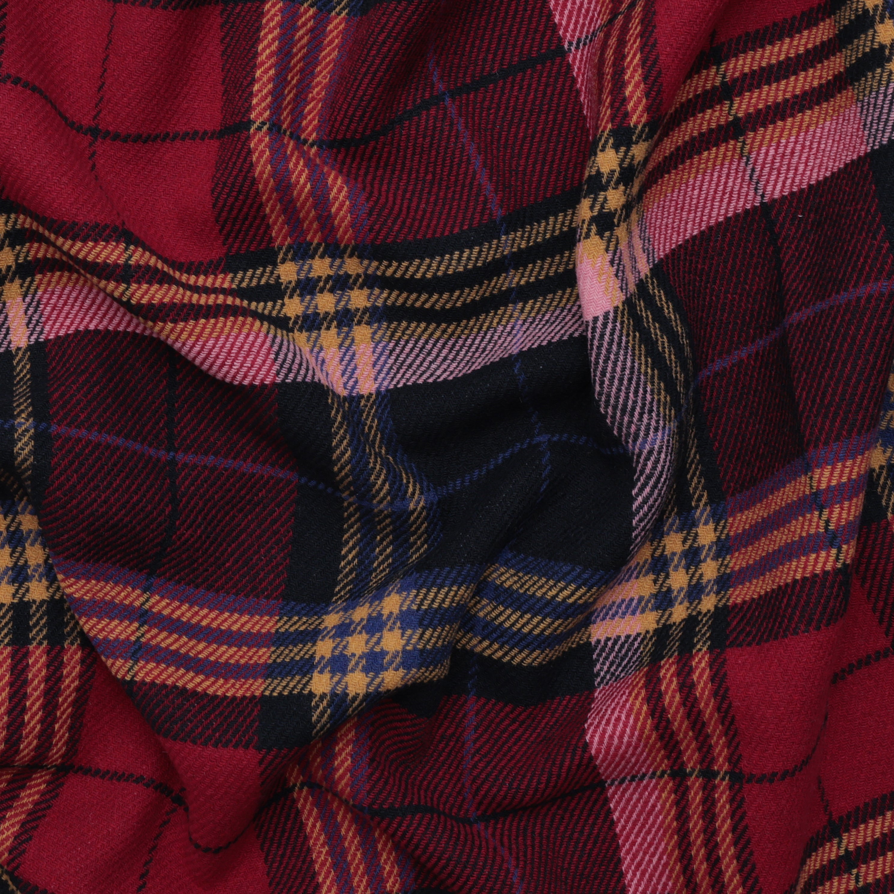 Wool Blend - Italian Novelty Coating - Plaid - Red Camel – RICK RACK ...
