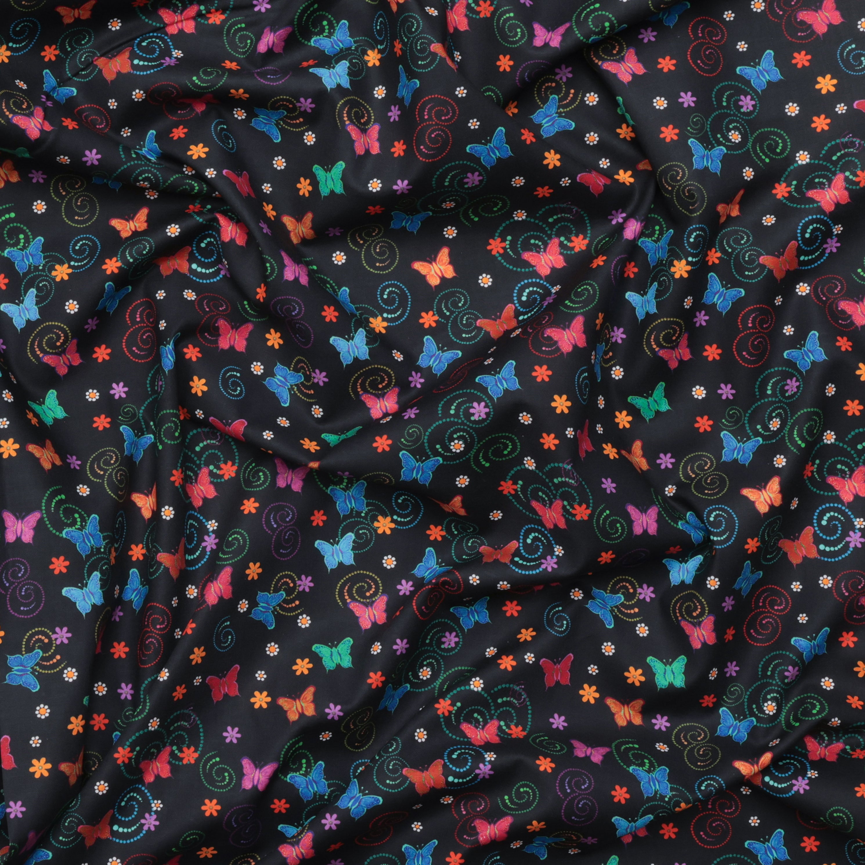 Camelot - Cotton - Truth Collection - Butterfly Metamorphosis - Black ...