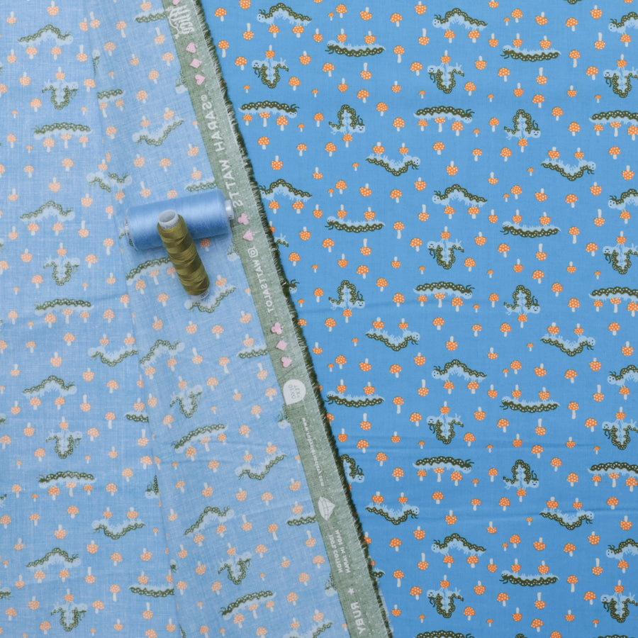 Ruby Star - Cotton - Hello Alice - Caterpillar - Lindley Blue – RICK ...