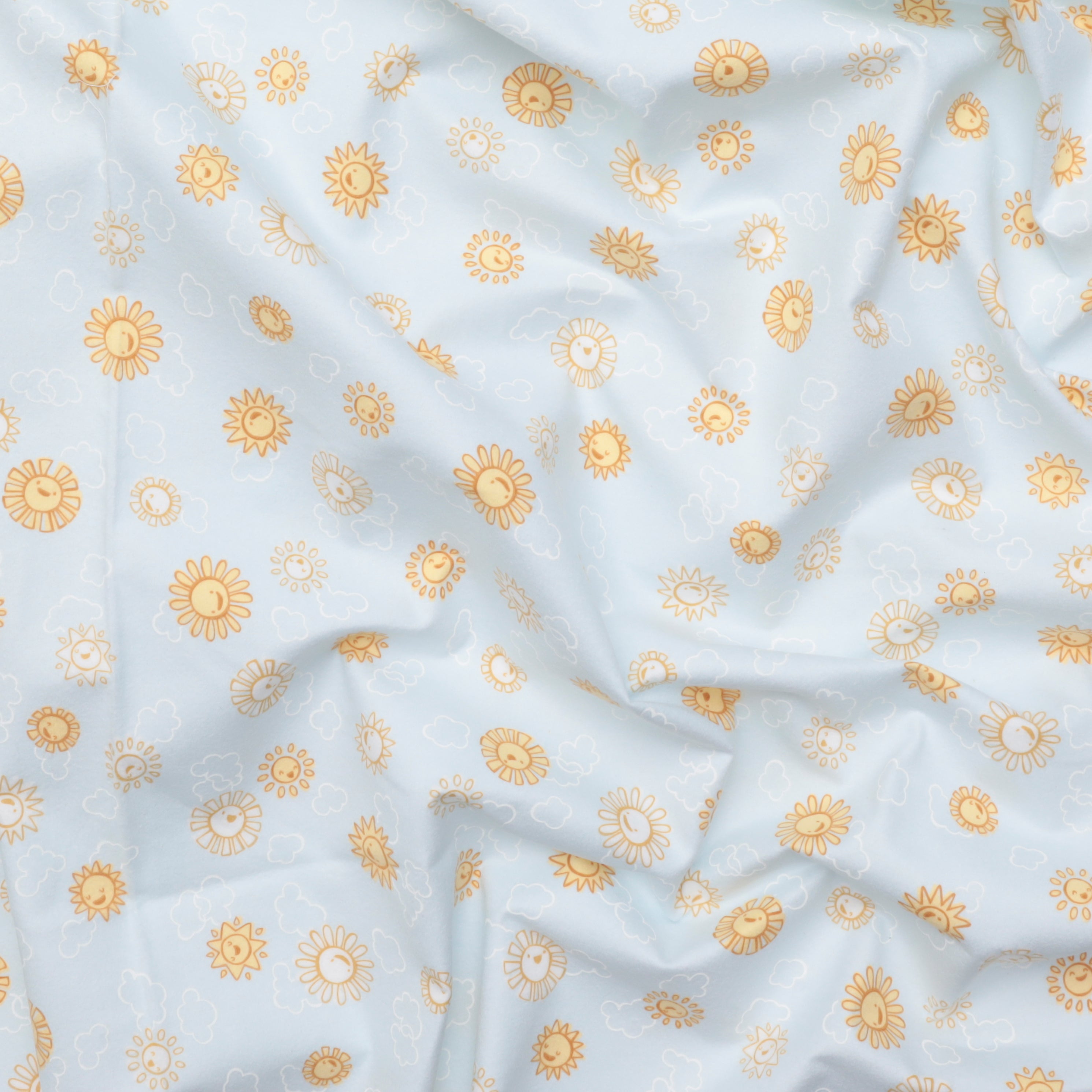 Cozy Cotton - Flannel - Over The Moon - Sky Blue – RICK RACK Textiles