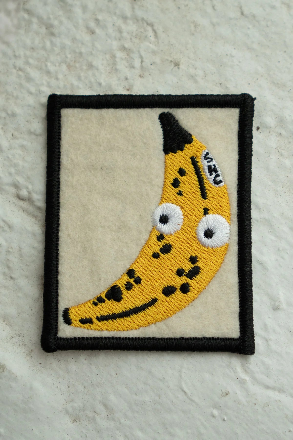 Stay Home Club - Felt Patch - Googly Banana – RICK RACK Textiles
