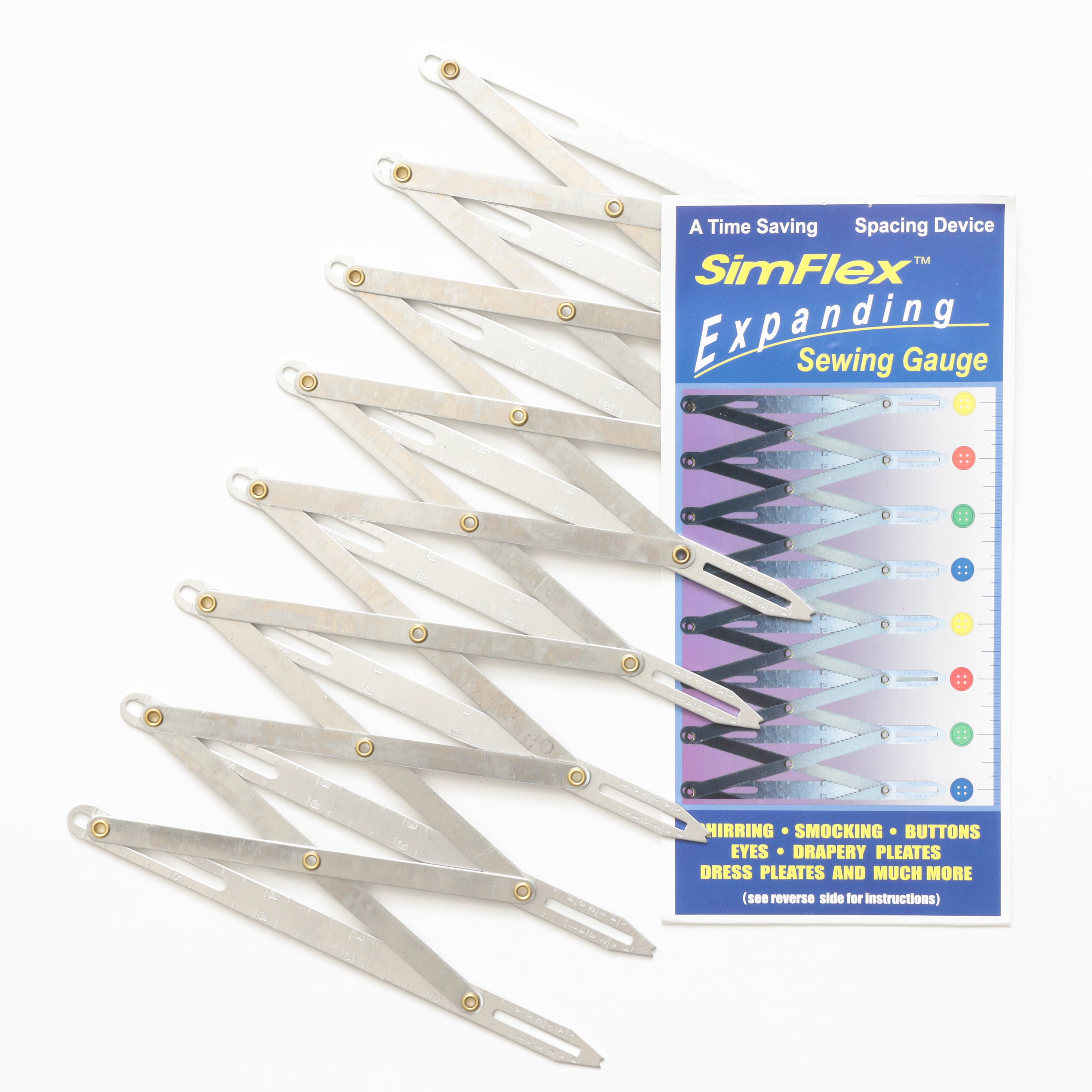 Simflex Expandable Sewing Gauge – RICK RACK Textiles