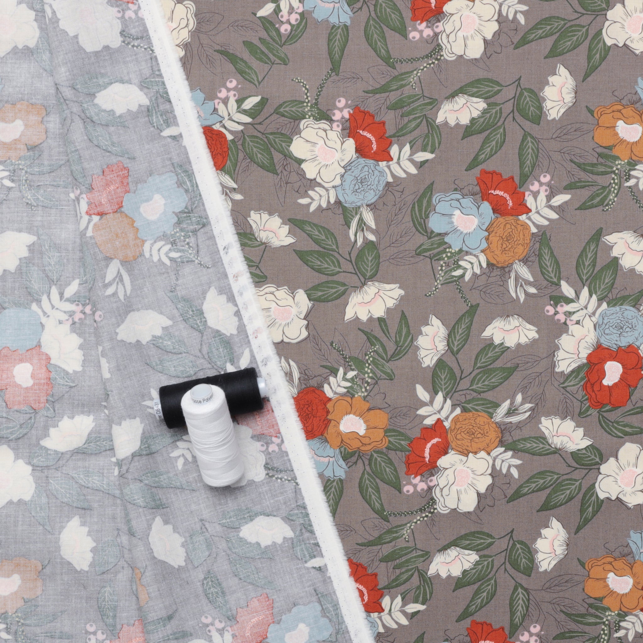 Moda - Cotton - Slow Stroll - Bouquet - Walnut – RICK RACK Textiles